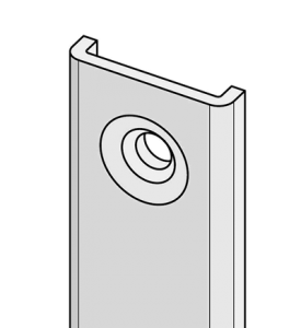 Schloss-Stulp Ausführung für Einsteckschlösser - Rund, Käntig, Flach ...